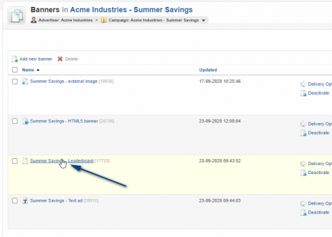 How to add a third-party measurement pixel to banners in Revive Adserver