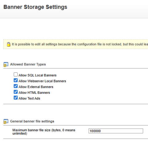 How to Limit banner image file size - Revive Adserver