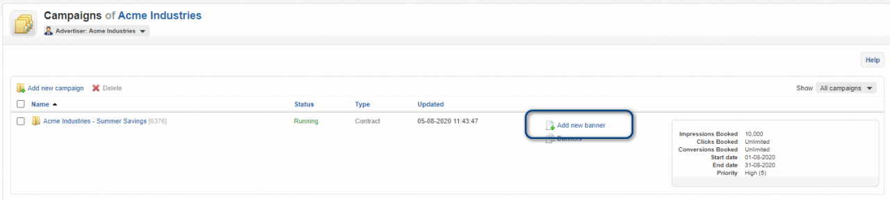How to Create a Banner in Revive Adserver