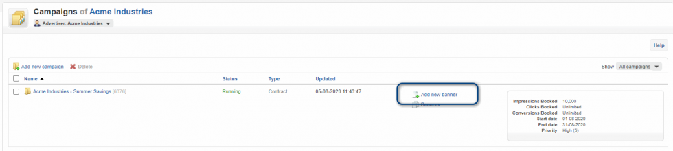 How to Create a Banner in Revive Adserver