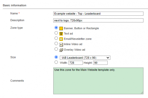 How to Create a Zone in Revive Adserver