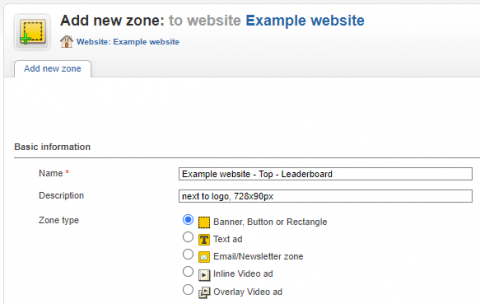 How to Create a Zone in Revive Adserver